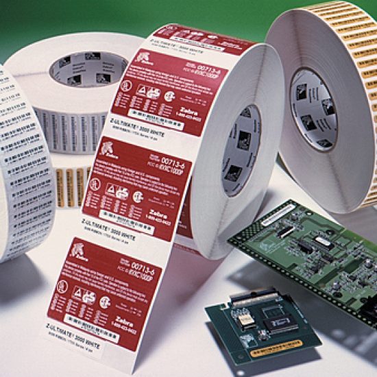 Zebra Z Ultimate 3000T White Polyester Labels - PaladinID, LLC