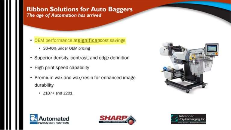 Enhancing Packaging Productivity with Auto Bagger Wax Ribbons
