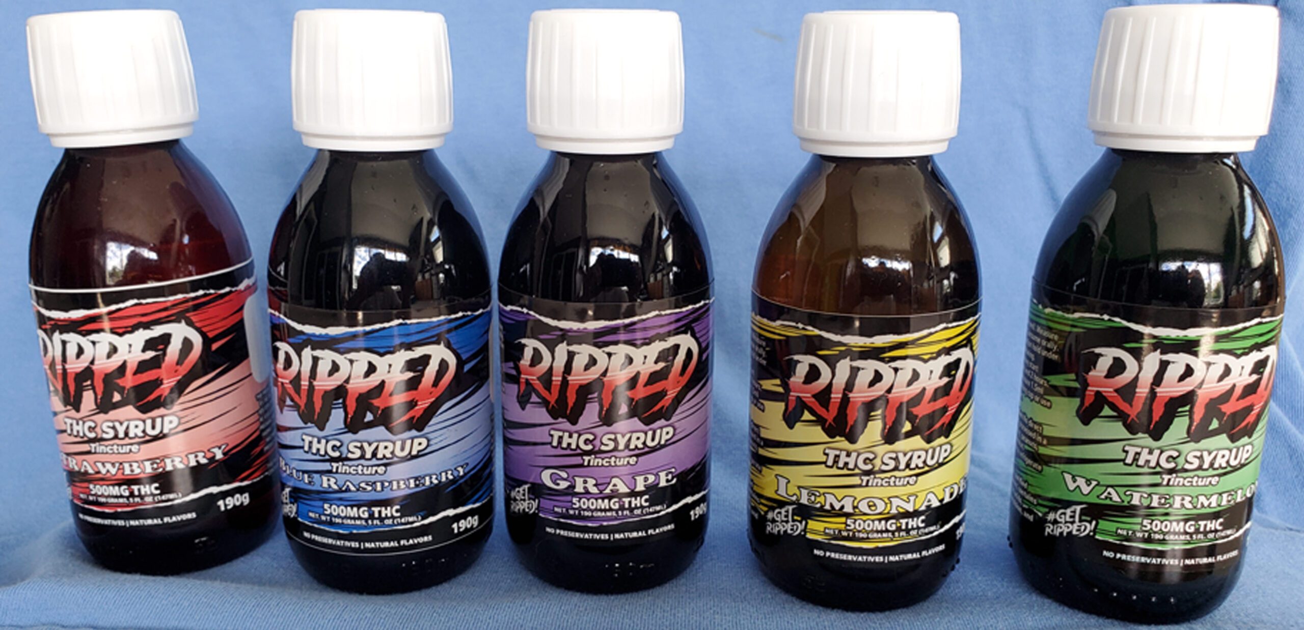 AMP's New Line Of "Ripped" THC Syrup PaladinID, LLC Label Printing ...